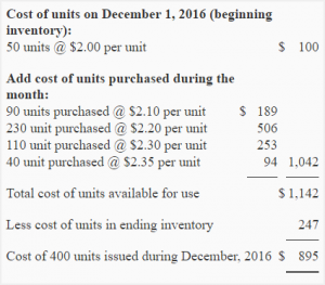 Last-in, first-out (LIFO) method in a periodic inventory system ...