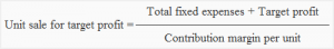 Target Profit Analysis - Explanation, Formula and Examples | Accounting ...