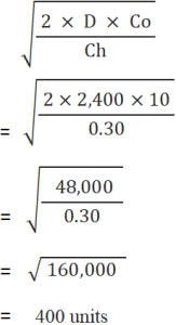 Economic Order Quantity - Definition, Explanation, Formula, Example and ...