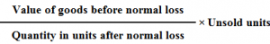 Normal and abnormal loss in consignment - definition, explanation ...